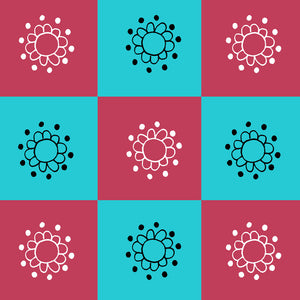 Checker Flowers Digital Papers - FREE DOWNLOAD