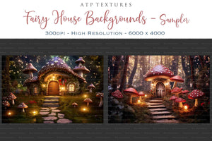 AI Digital - 40 FAIRY HOUSE BACKGROUNDS