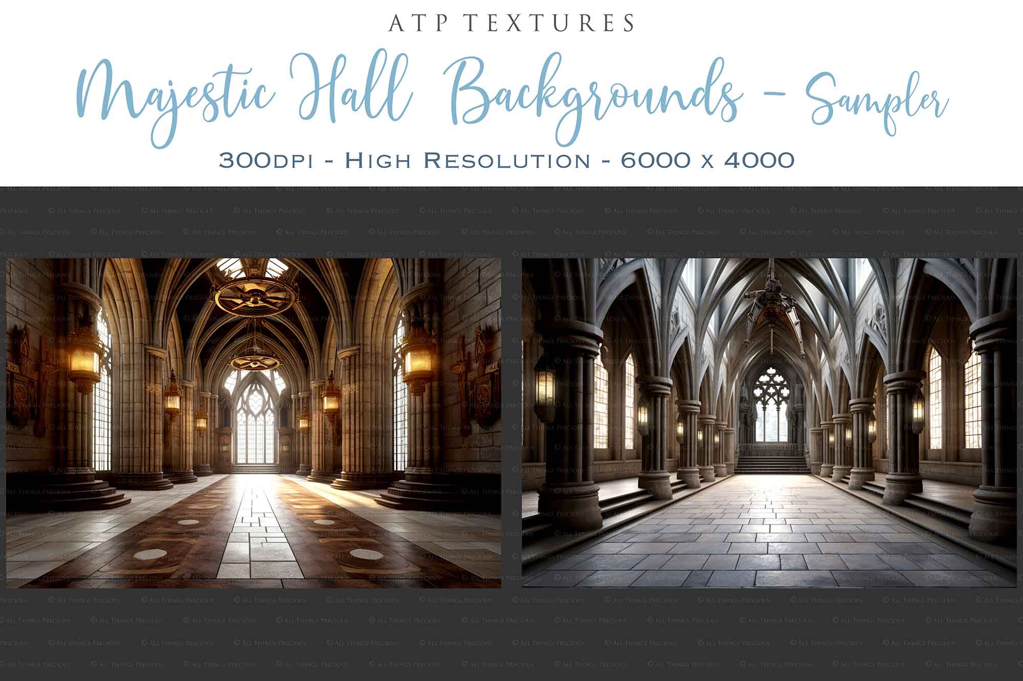 AI Digital - 24 MAJESTIC HALL BACKGROUNDS – ATP Textures