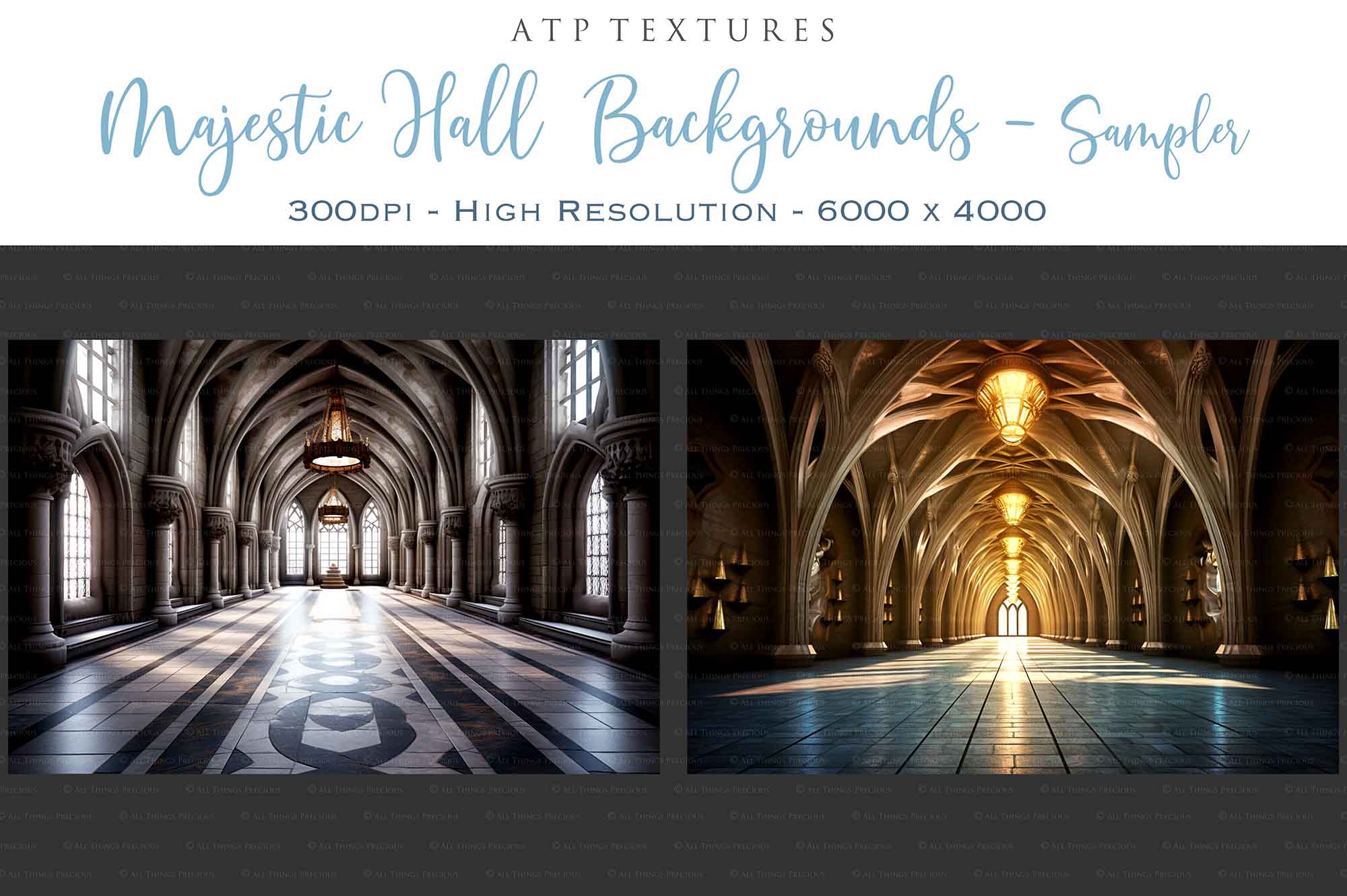 AI Digital - 24 MAJESTIC HALL BACKGROUNDS – ATP Textures