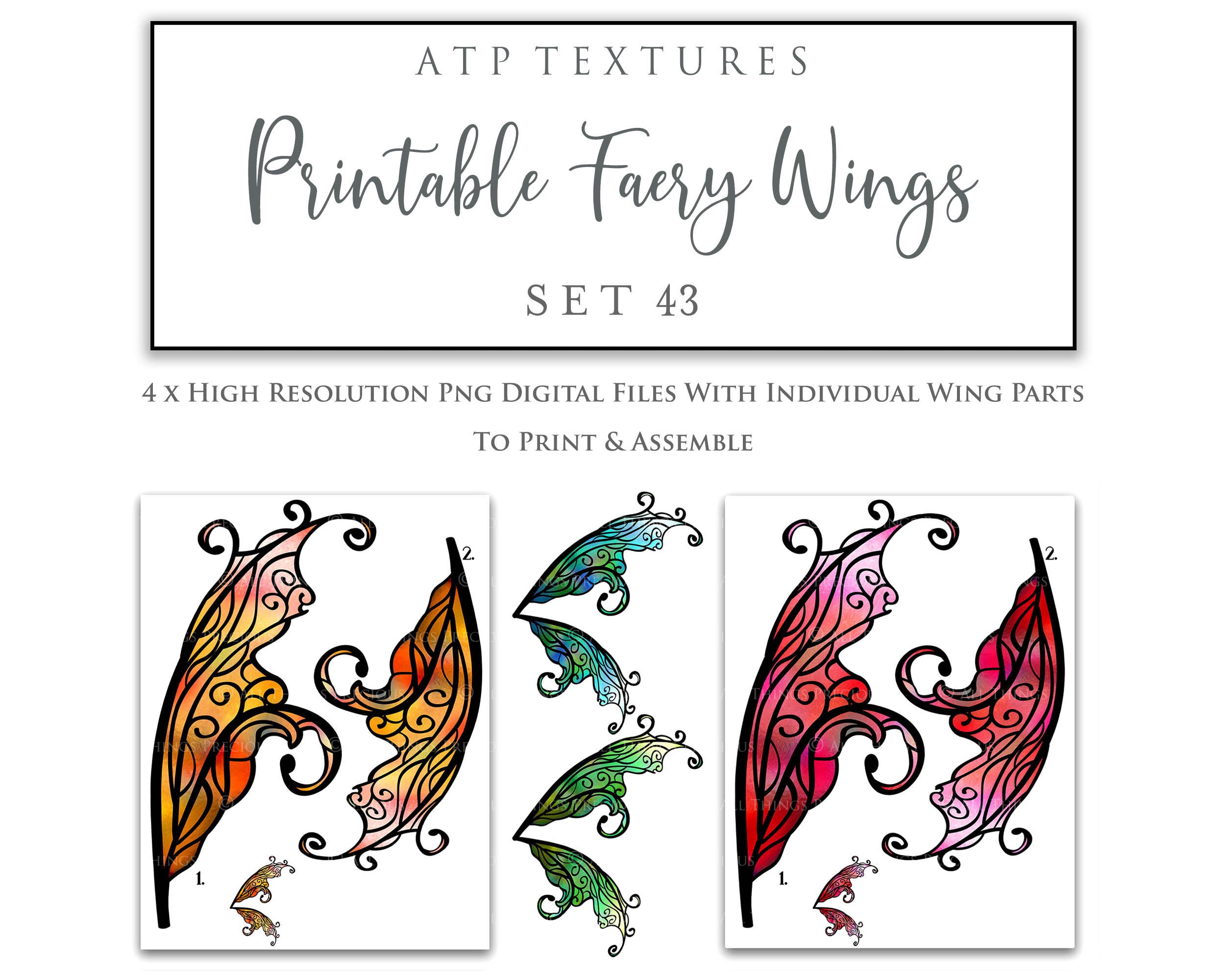 PRINTABLE FAIRY WINGS
