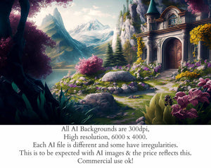 AI Digital - 24 MASTERS LANDSCAPE BACKGROUNDS - Set 1