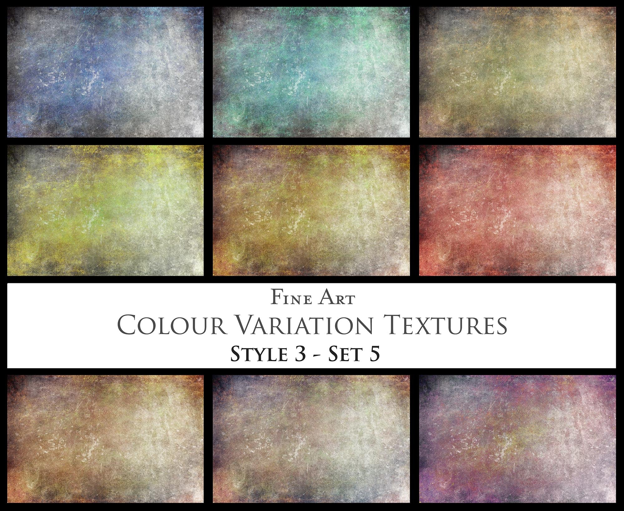 36 Fine Art TEXTURES - COLOR VARIATIONS Set 5 – ATP Textures