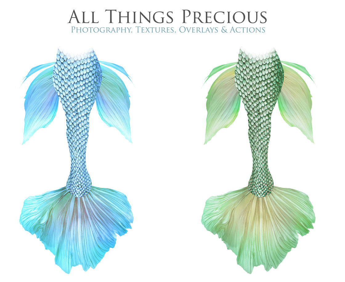 SWISH MERMAID TAILS - Digital Overlays – ATP Textures
