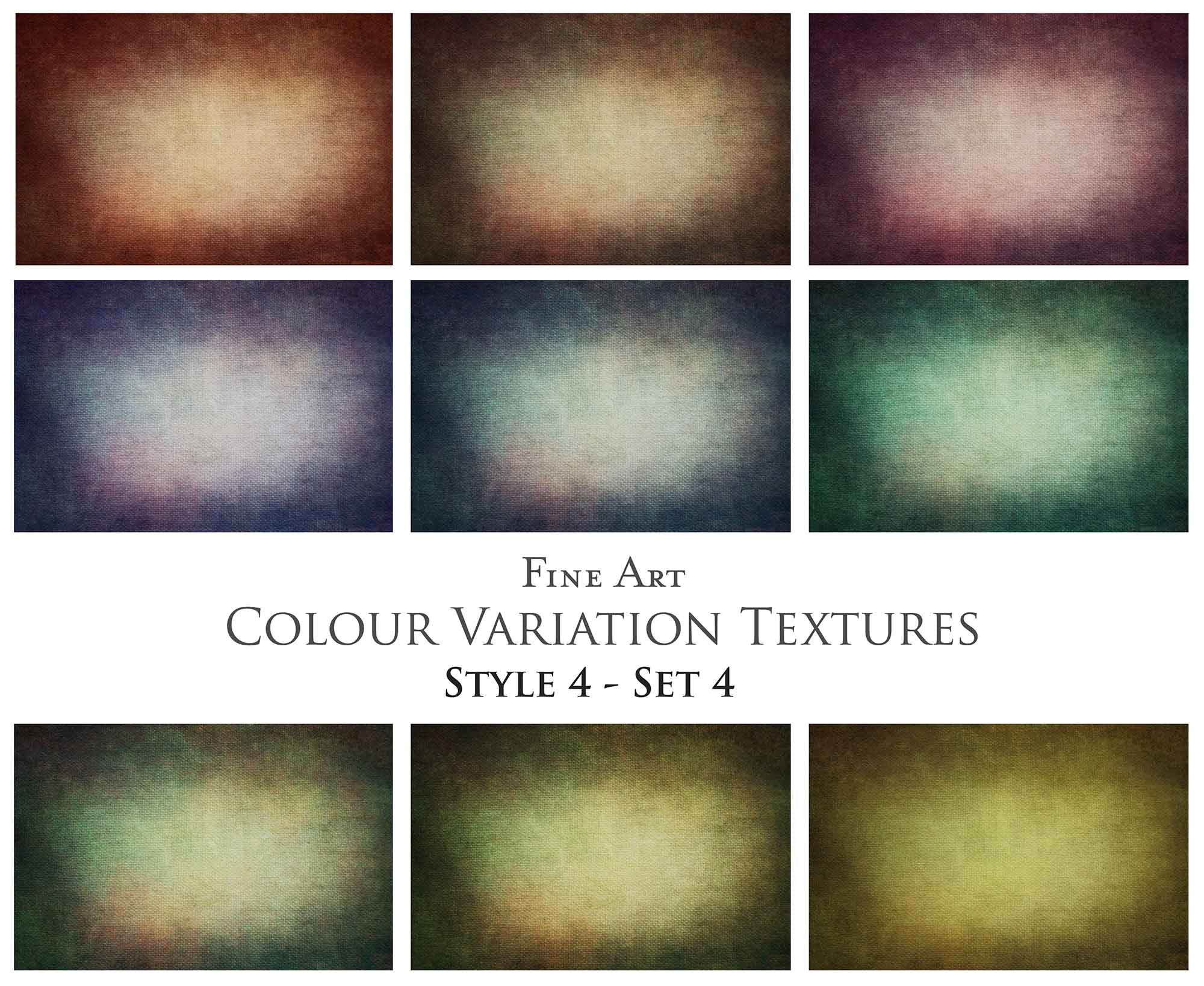 36 Fine Art TEXTURES - COLOR VARIATIONS Set 4