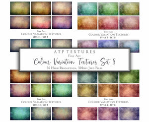 Fine Art TEXTURES - COLOR VARIATIONS Set 8