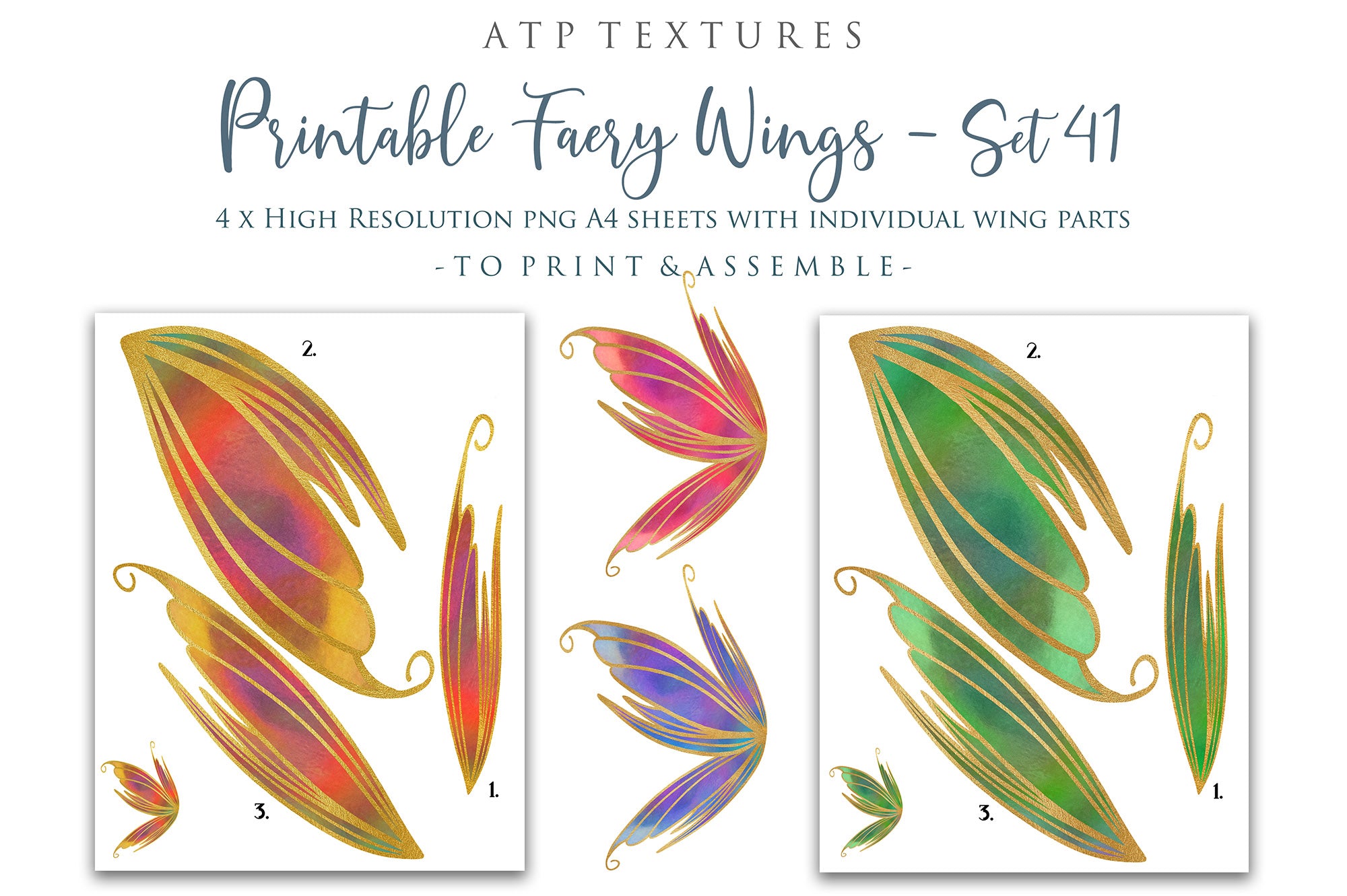PRINTABLE FAIRY WINGS