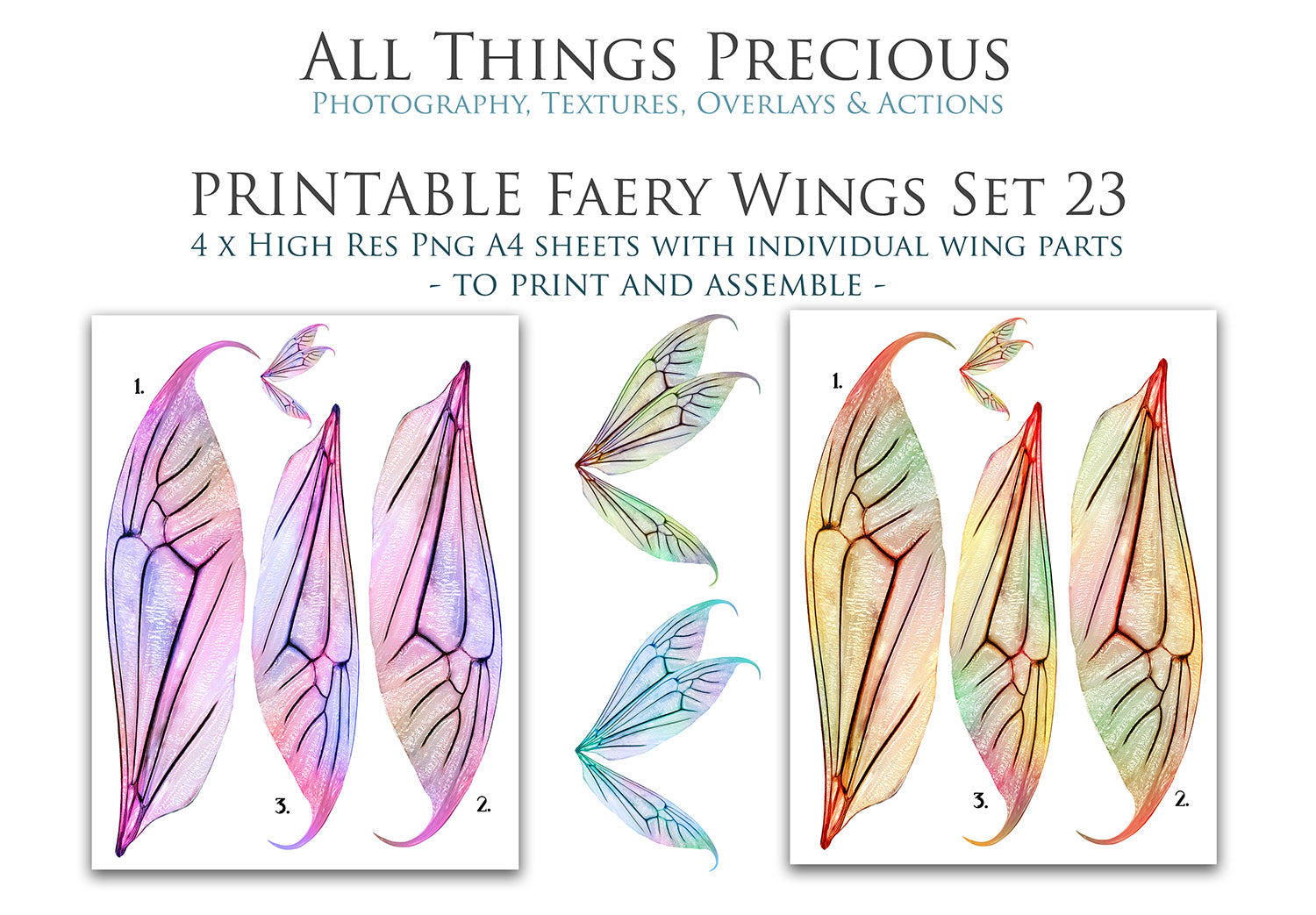 PRINTABLE FAIRY WINGS