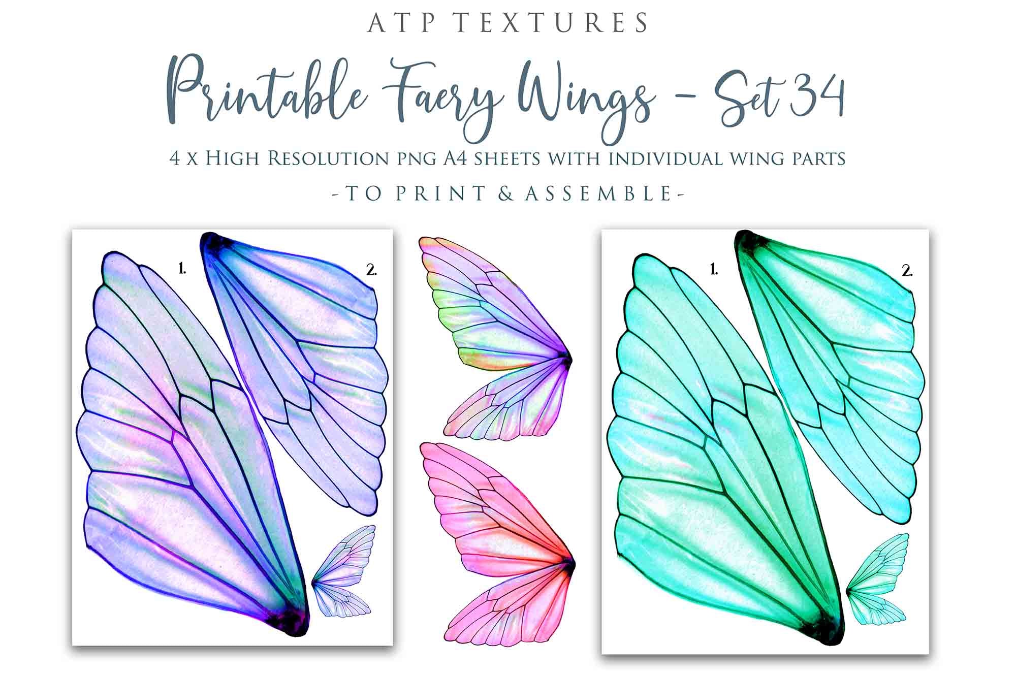 PRINTABLE FAIRY WINGS