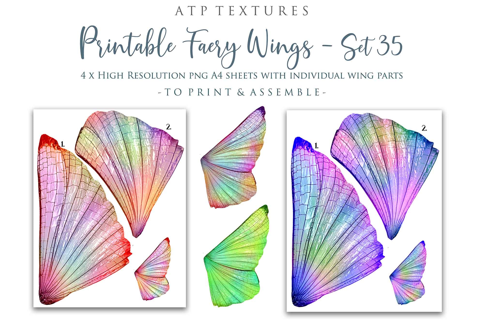 PRINTABLE FAIRY WINGS