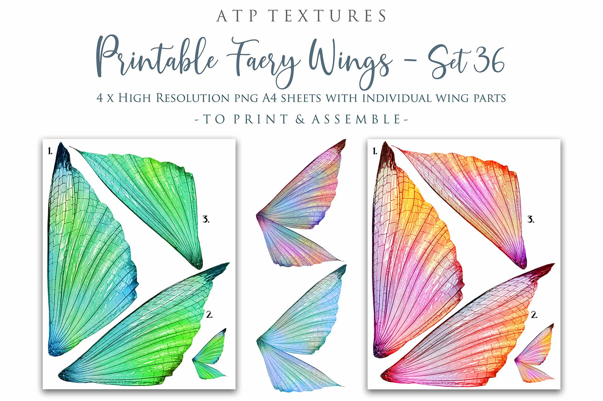 PRINTABLE FAIRY WINGS