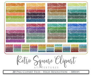 RETRO SQUARE Clipart