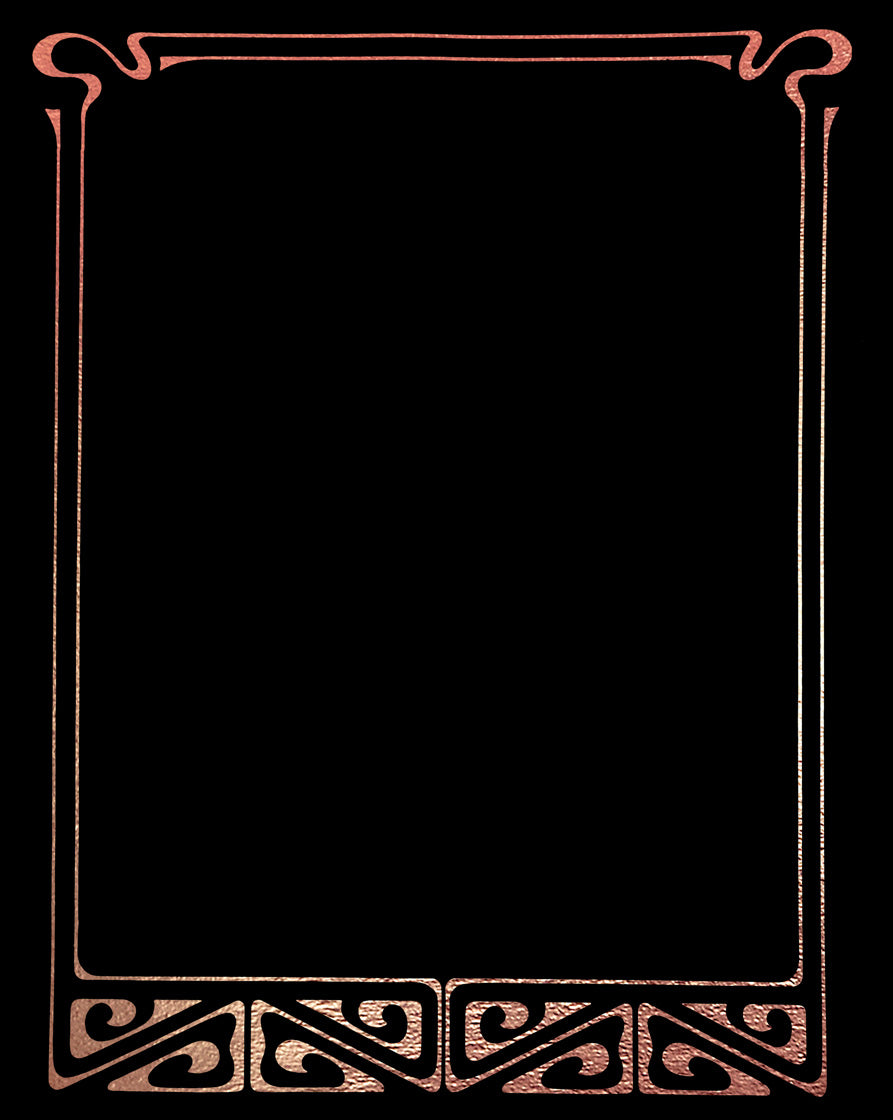 ART NOUVEAU ROSE GOLD FRAMES - Digital Clipart – ATP Textures