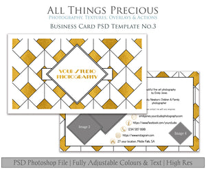 BUSINESS CARD - PSD Template No. 3