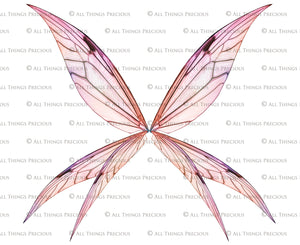 20 Png Digital PIXIE Fairy WING Overlays Set 1