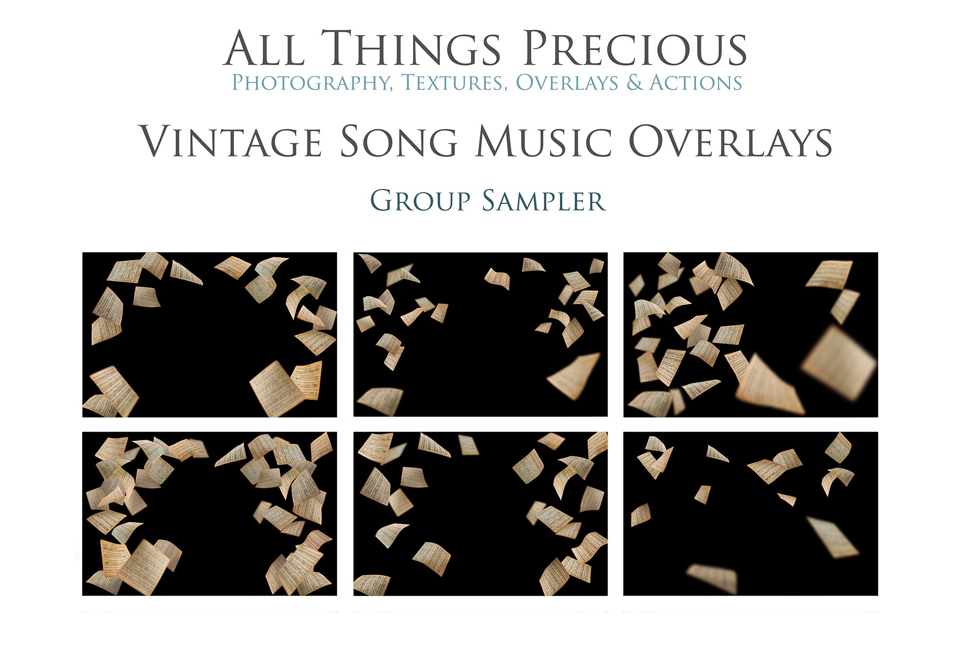 VINTAGE SONG MUSIC Digital Overlays – ATP Textures