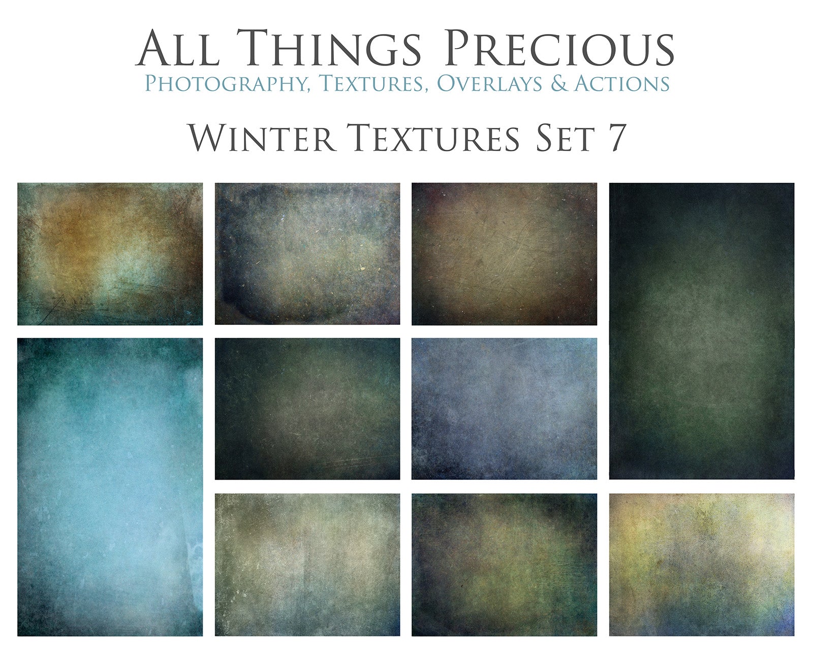 10 Hi-Res / Fine Art Cold Textures - WINTER Set 7 – ATP Textures